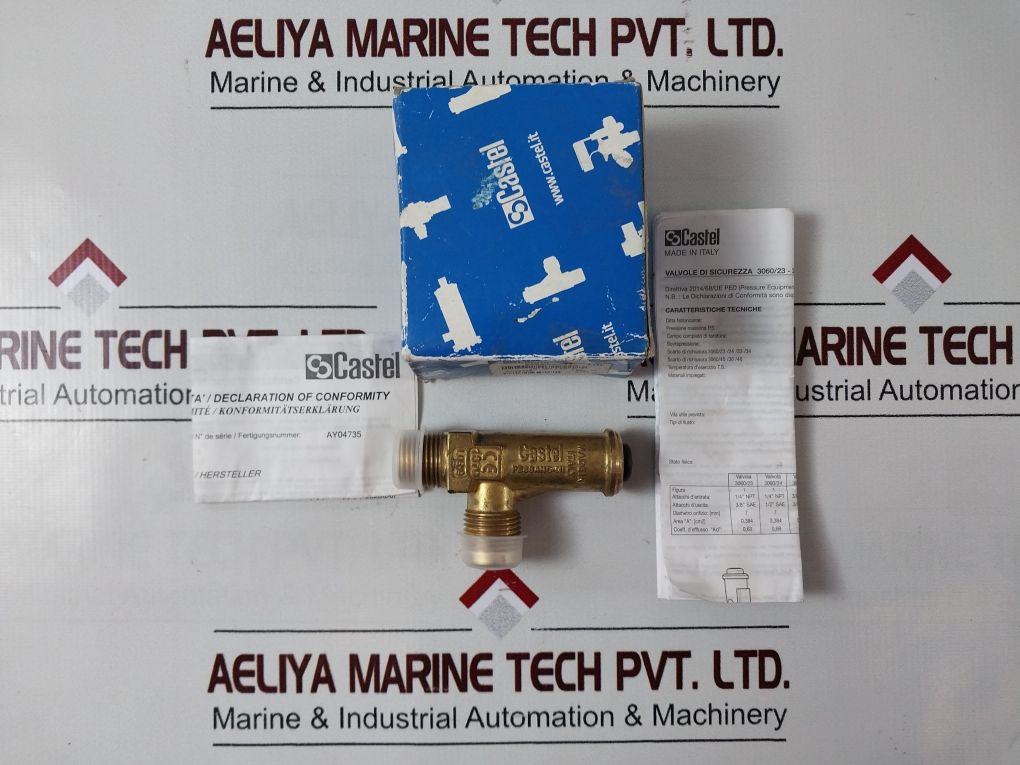 Castel 3060/45C240 Direct-loaded Safety Valve – Aeliya Marine Tech®