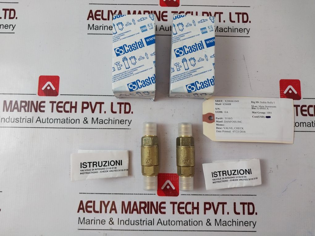 Castel 3110/3 Check Valve – Aeliya Marine Tech®
