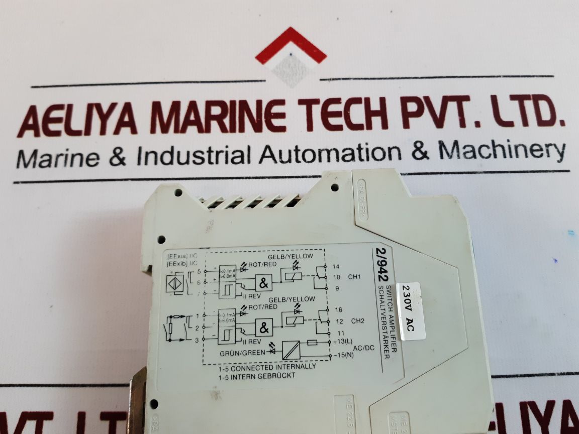 Ceag Ghg 122 3121D1002 Switch Amplifier Free Shipping – Aeliya Marine Tech