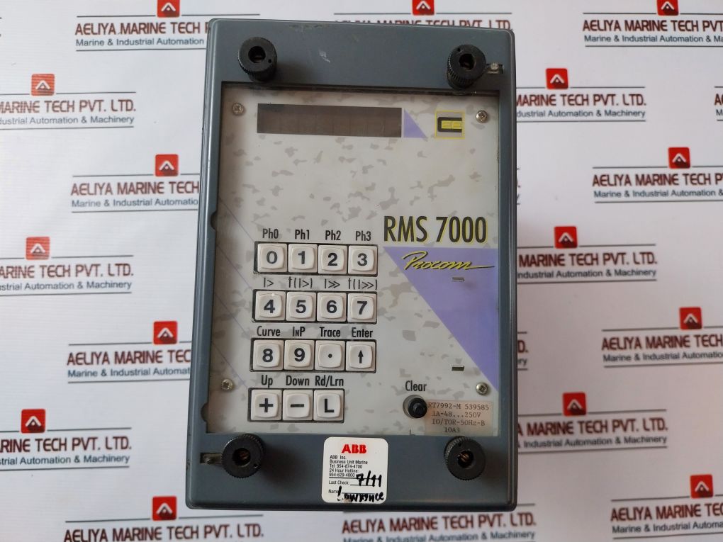 Cee Rms 7000 Digital Multicurve Phase And Earth Overcurrent Relay 250V ...