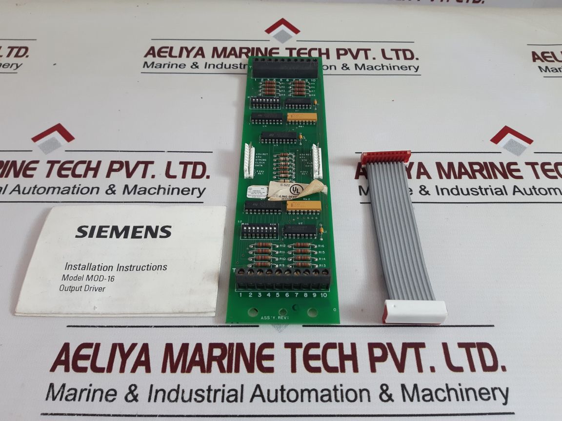 Siemens/Cerberus Pyrotronics Mod-16 Fire Alarm Board Output Driver ...