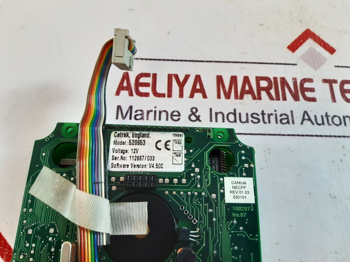 Cetrek 520653 Display Version: V4.50C – Aeliya Marine Tech