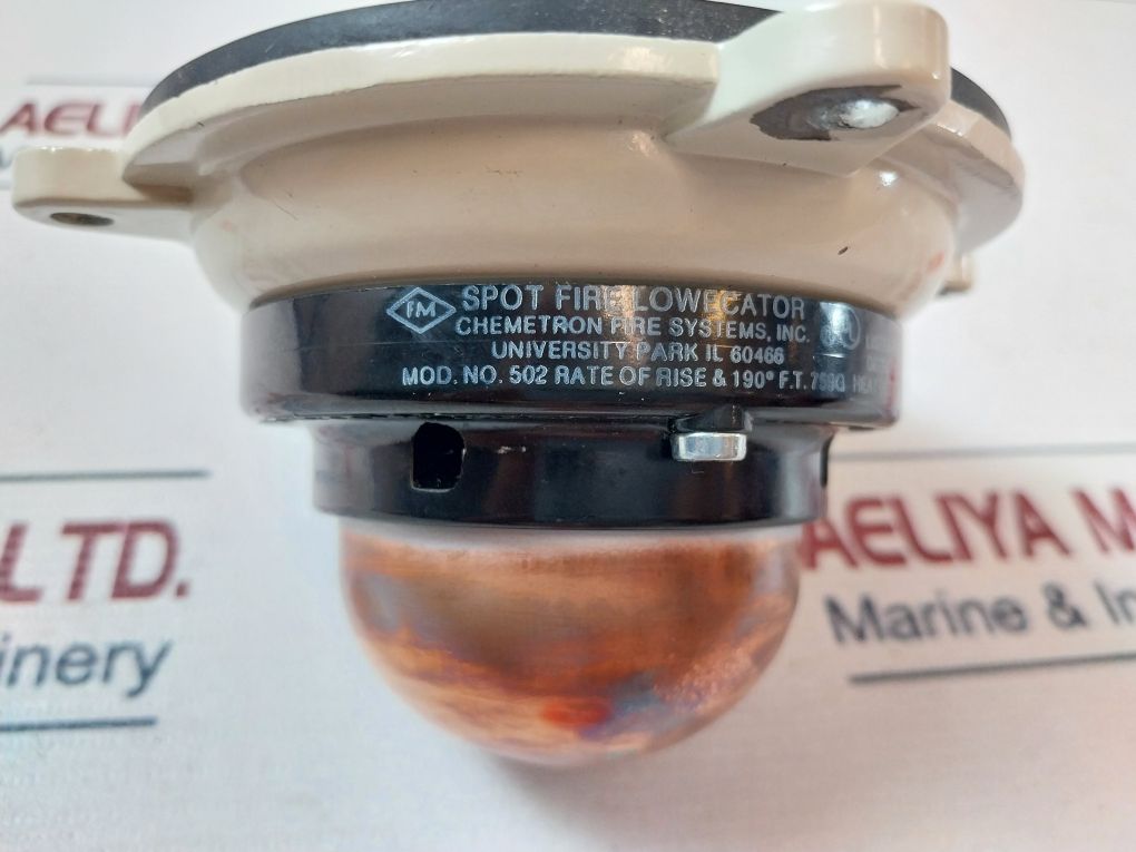 Chemetron Fire Systems 502 Heat Detector – Aeliya Marine Tech