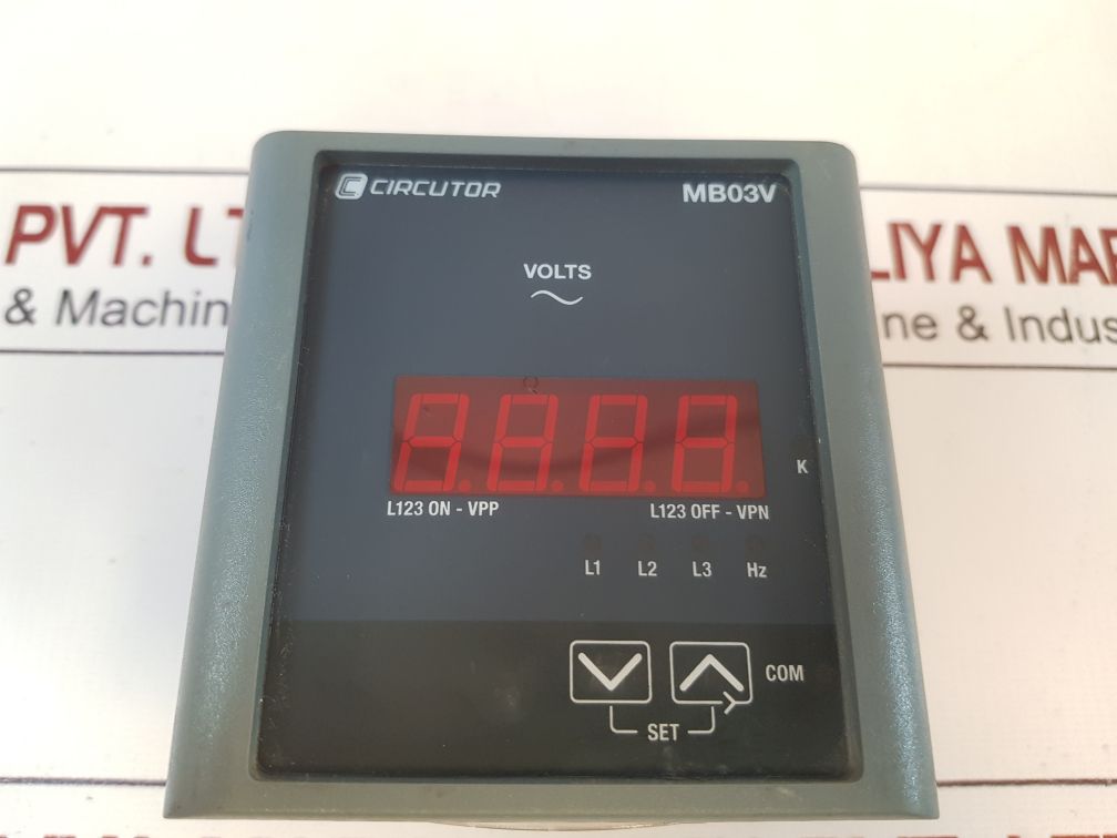 Circutor Mb03V Volt Meter – Aeliya Marine Tech