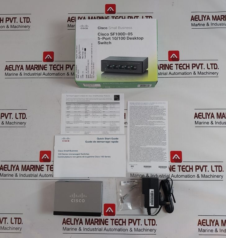 Cisco Sf100D-05 5-port 10/100 Desktop Switch – Aeliya Marine Tech