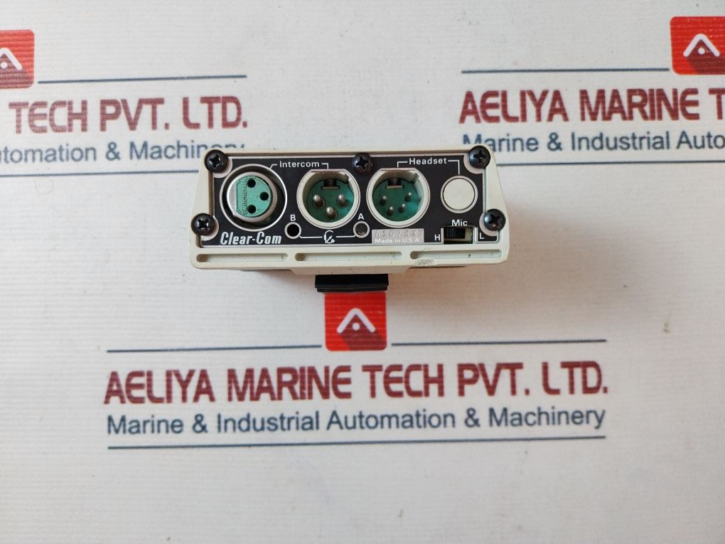Clear-com 501 Single-channel Intercom Beltpack – Aeliya Marine Tech®