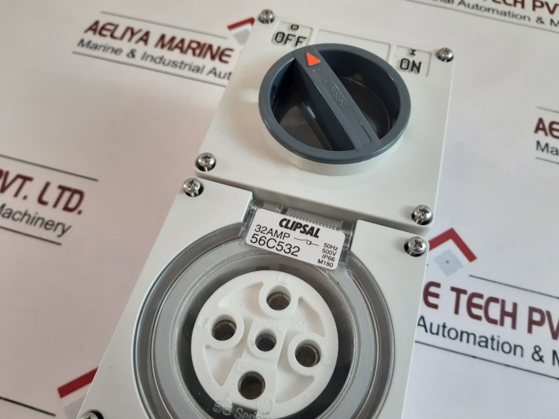 Clipsal 56C532 Switched Socket Outlet 32Amp – Aeliya Marine Tech