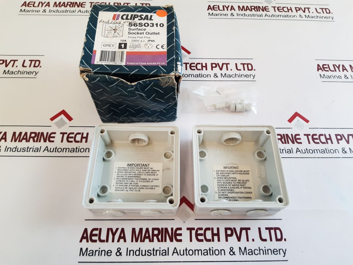 Clipsal 56So310 Surface Socket Outlet Back Plate Only – Aeliya Marine Tech