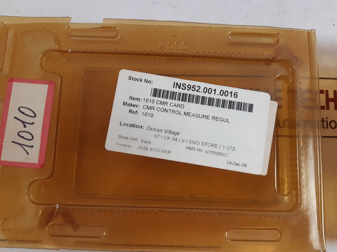 Cmr 1010/1007 Cmr Card – Aeliya Marine Tech