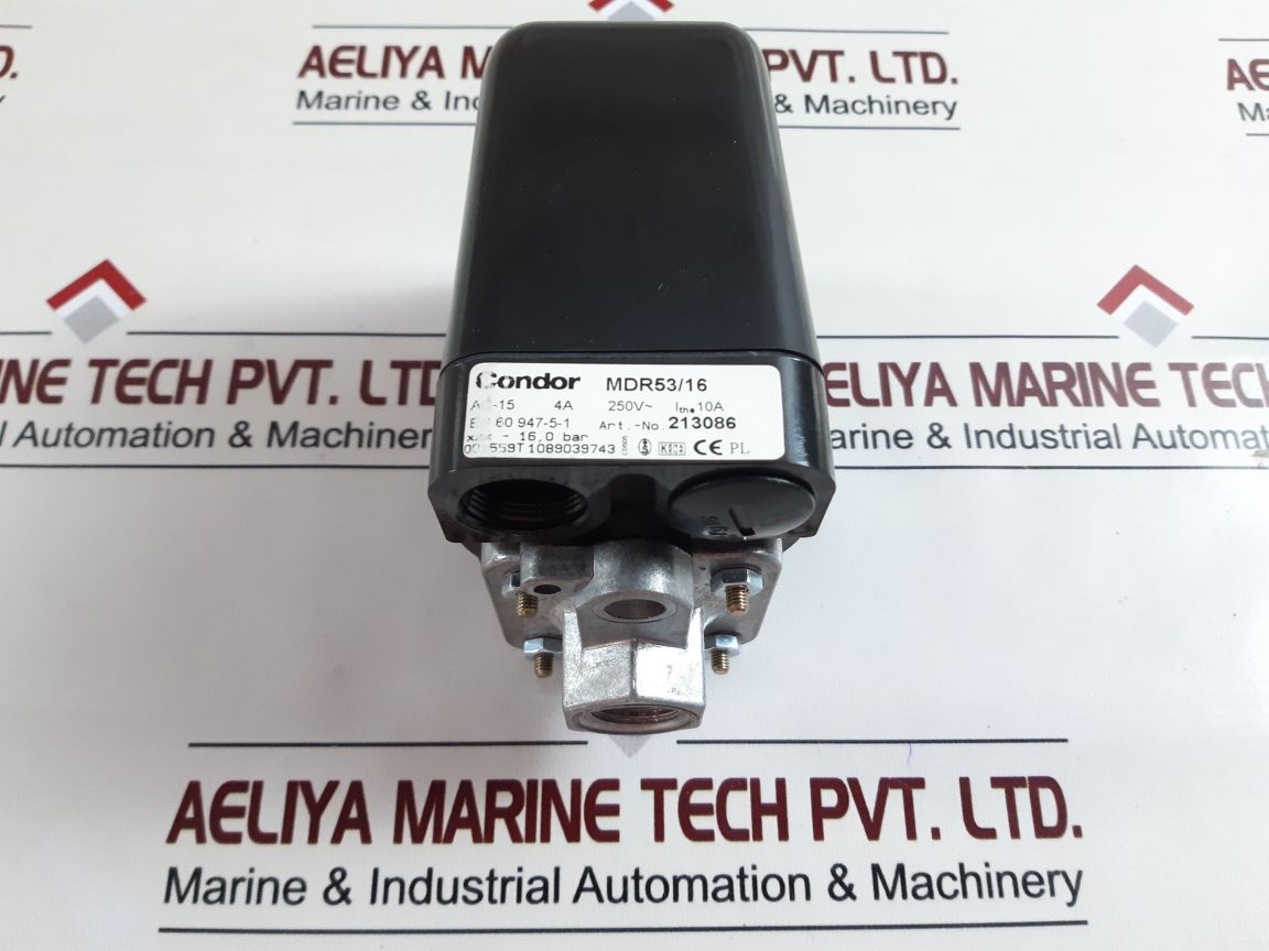 Condor Mdr53/16 Control Pressure Switch – Aeliya Marine Tech