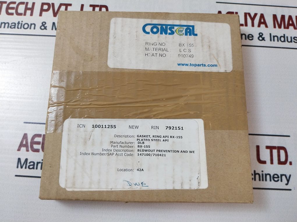 Conseal Api 6A-0348 Gasket Ring Bx155 – Aeliya Marine Tech