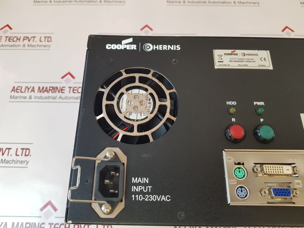 Cooper Hernis 250 Cctv System Server – Aeliya Marine Tech