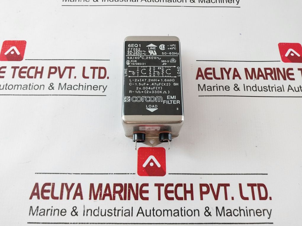 Corcom 6Eq1 Emi Filter 6A, 120V~ 5A, 250V~ – Aeliya Marine Tech