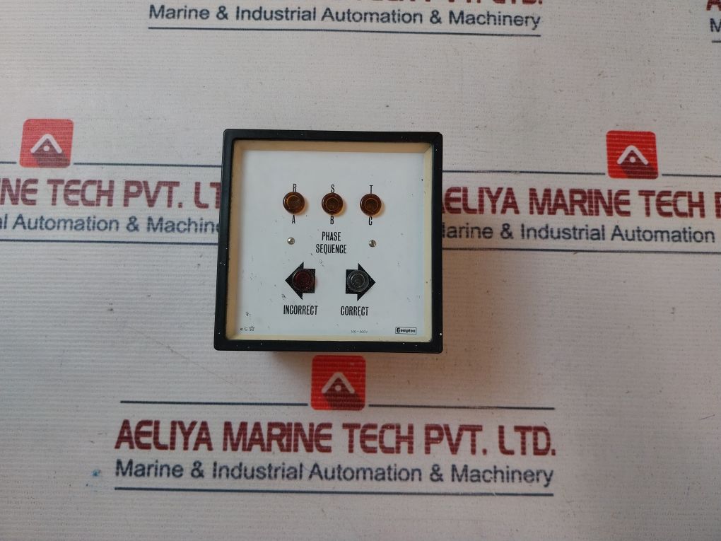 Crompton 150-500V Phase Sequence Indicator – Aeliya Marine Tech