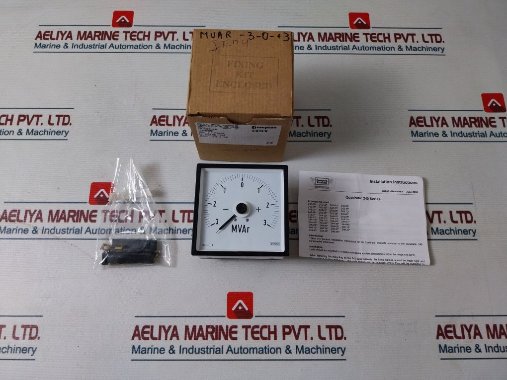 Crompton 244-05Kg-hg** Meter -3/0/+3 Mvar – Aeliya Marine Tech