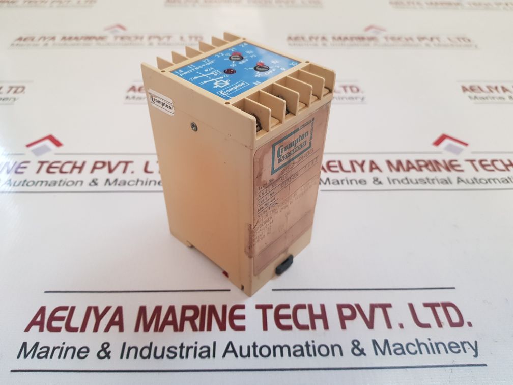 Crompton 252-phog Under Voltage Relay – Aeliya Marine Tech