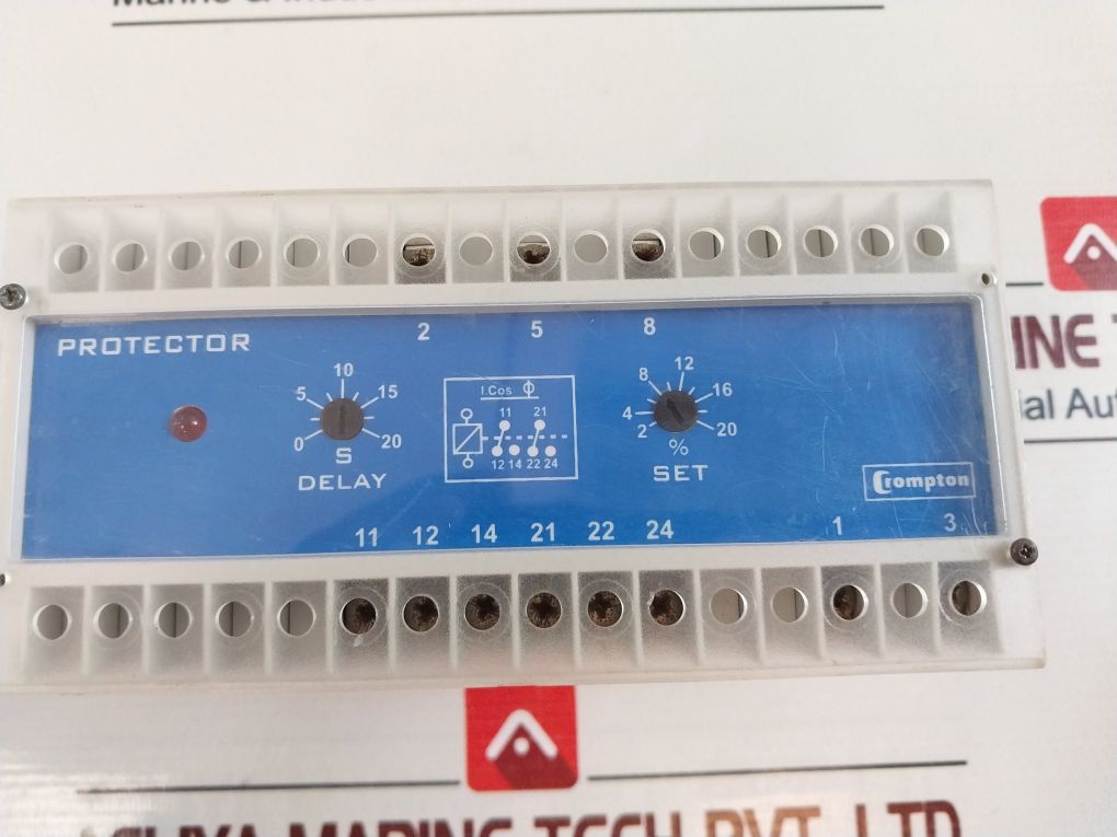 Crompton 256-patu Protector Trip Relay 5A 250V 50/60Hz – Aeliya Marine Tech