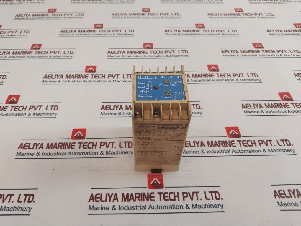 Crompton Instruments 252-pvuw Protector Relay 450V 60Hz – Aeliya Marine ...