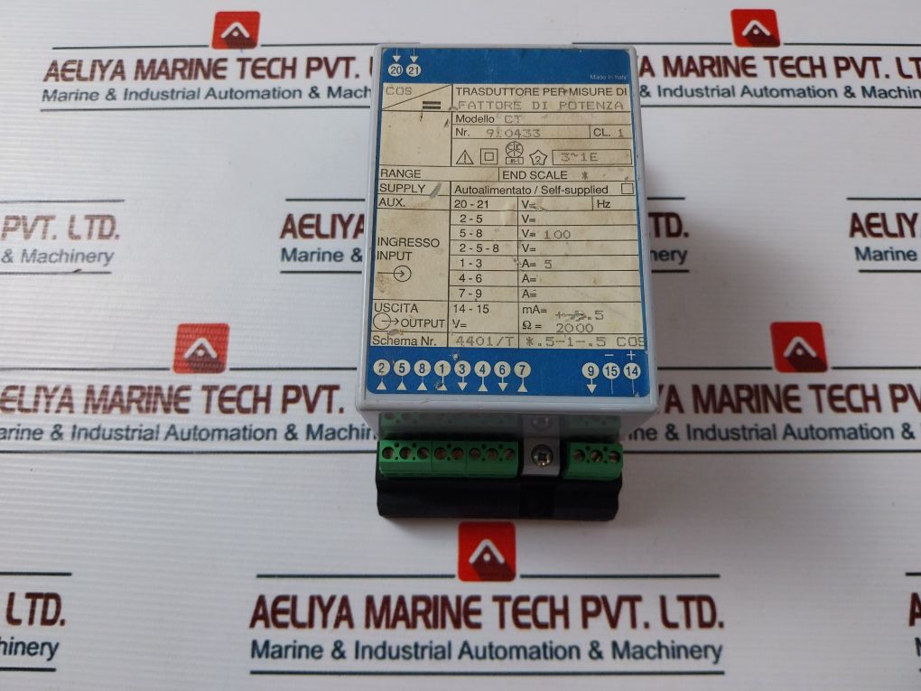 Ct Transducer For Measurement Of Power Factor – Aeliya Marine Tech