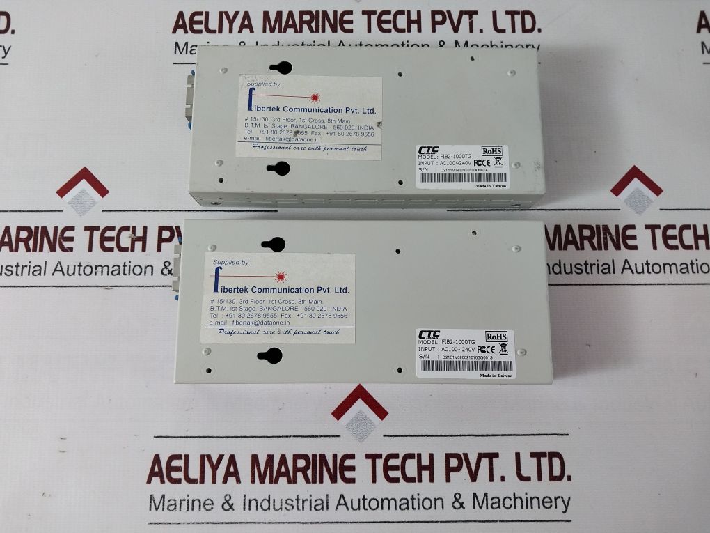 Ctc Union Fib2-1000Tg Optical Fiber Media Converter – Aeliya Marine Tech