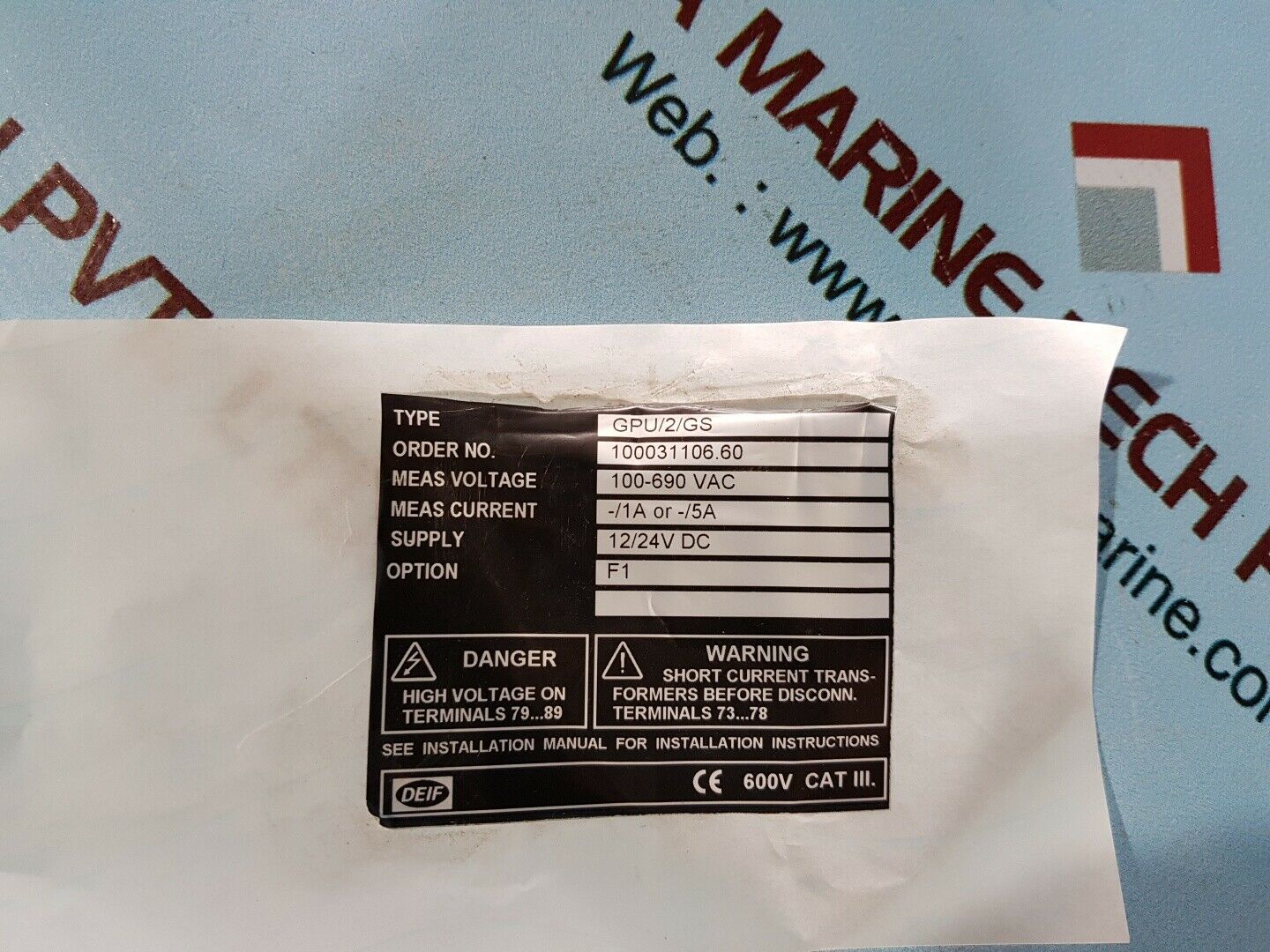 Deif Multi-line Gpu Generator Protection Unit – Aeliya Marine Tech