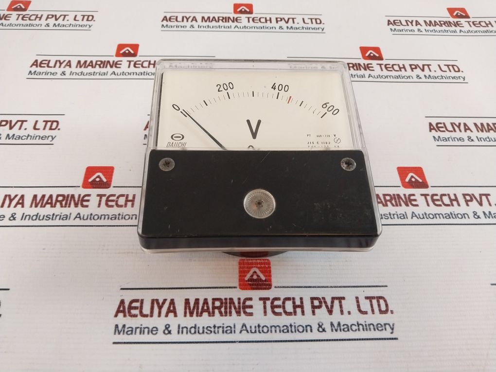 Daiichi Jis C 1102 Voltage Panel Meter 0-600 Vac – Aeliya Marine Tech