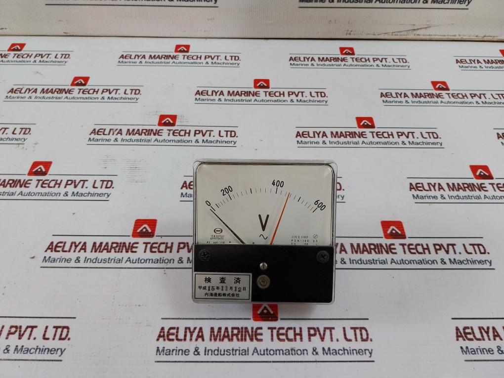 Daiichi Jis C 1102 Voltmeter 0-600 V – Aeliya Marine Tech