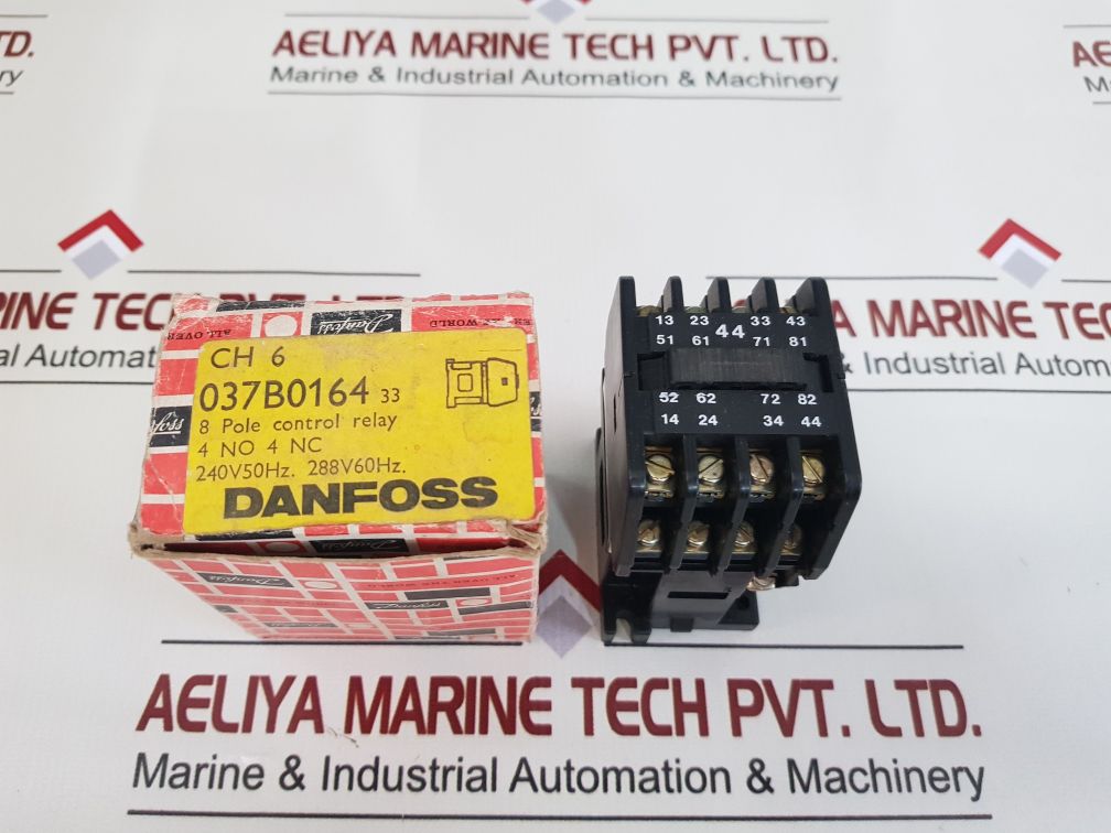 Danfoss Ch6 8 Pole Control Relay – Aeliya Marine Tech