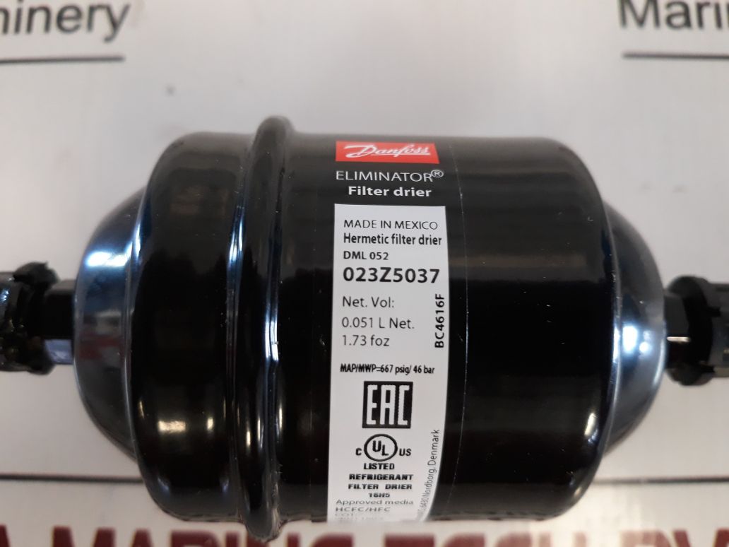 Danfoss Dml 052 Filter Drier – Aeliya Marine Tech®