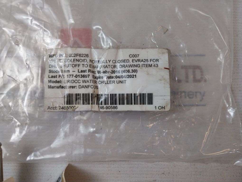Danfoss Evra 25 Js1025 Solenoid Valve And 027F0081 Seal Kit – Aeliya ...