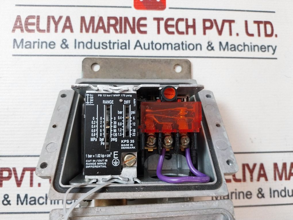 Danfoss Kps 35 Pressure Switch En 60947-4-5 6-22Psi – Aeliya Marine Tech