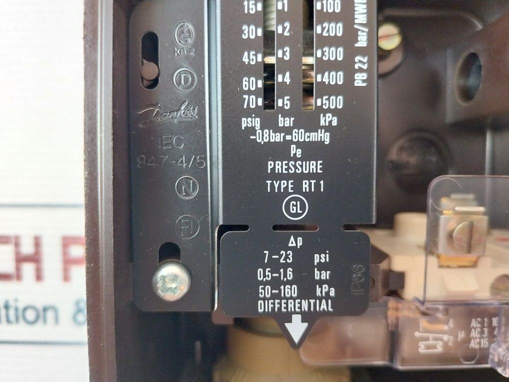 Danfoss Rt 1 Pressure Control Switch – Aeliya Marine Tech