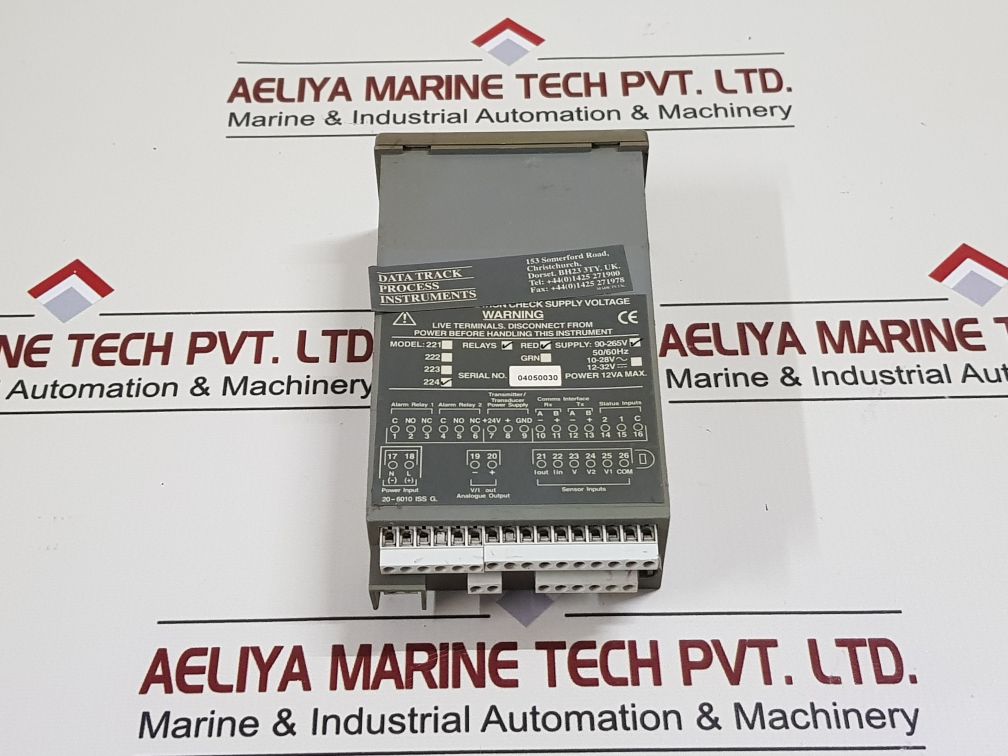 Data Track Process Instruments Tracker 200 Digital Panel Indicator ...