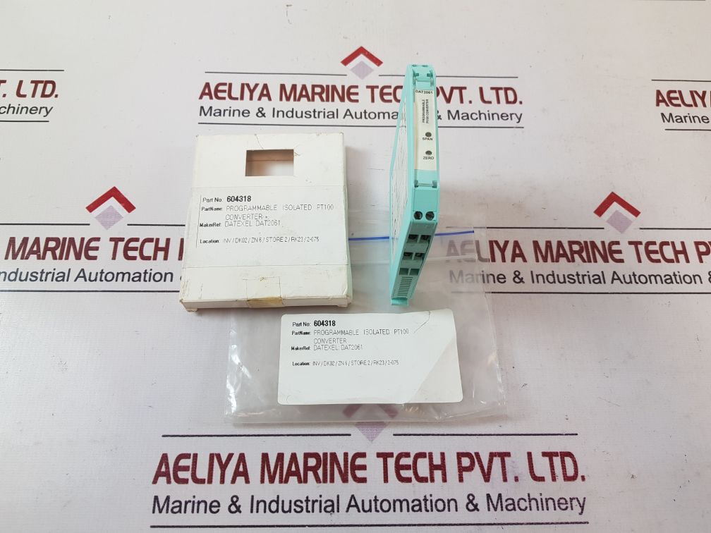 Datexel Dat 2061 Programmable Isolated Pt100 Converter – Aeliya Marine Tech