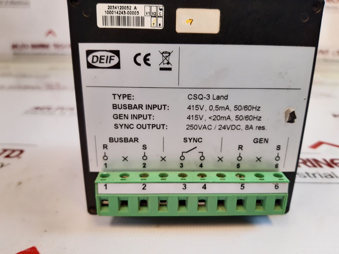 Deif CSQ-3 Synchroscope | Multi-Function Meter for Power Systems. – Aeliya Marine Tech