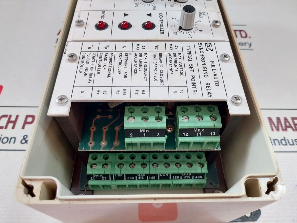 Deif Full-auto Synchronising Relay 0-200Ms – Aeliya Marine Tech