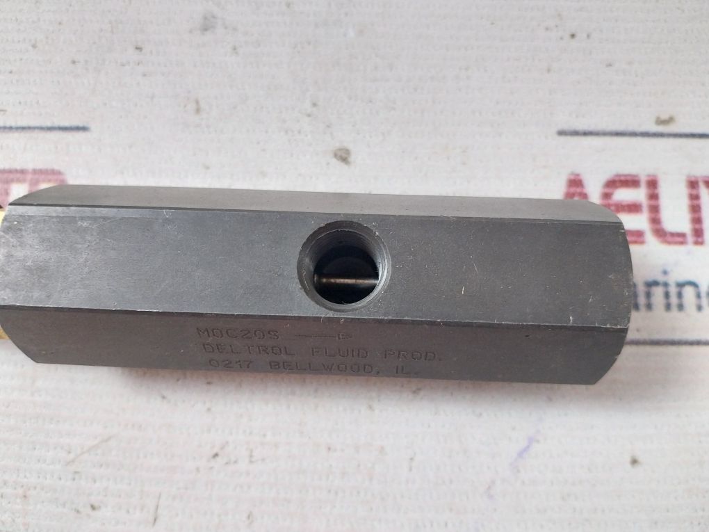 Deltrol Moc20S Plunger Operated Check Valve – Aeliya Marine Tech