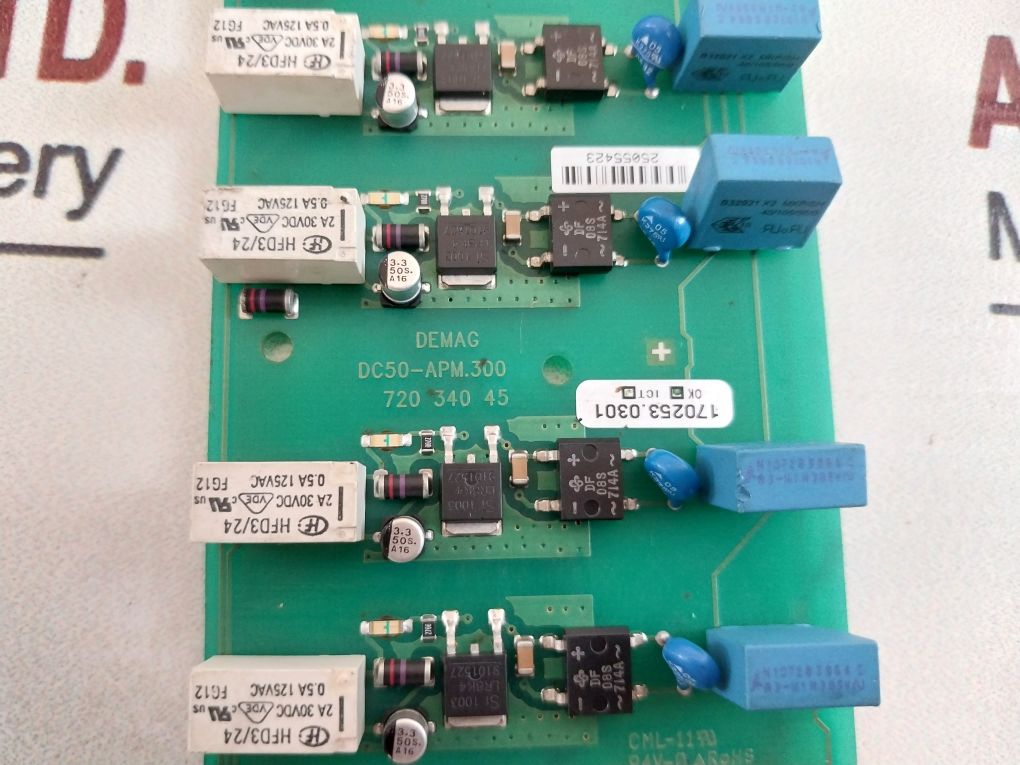 Demag Dc50-apm.300 Printed Circuit Board 94V-0 – Aeliya Marine Tech