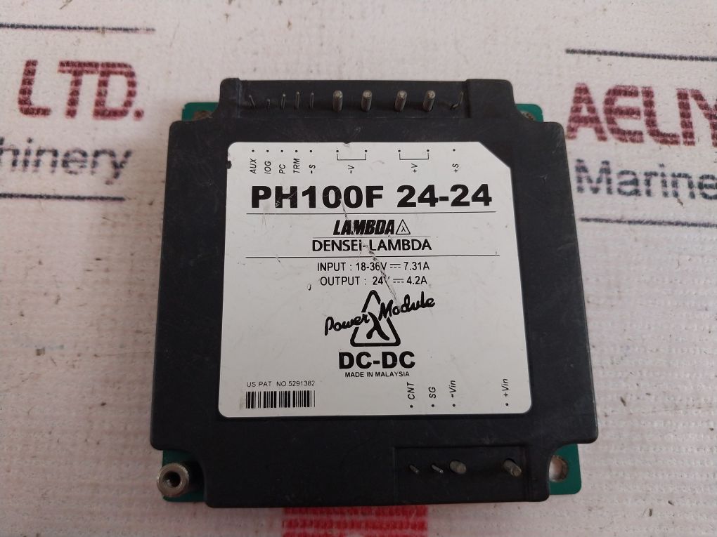 Densei-lambda Ph100F 24-24 Dc-dc Power Module – Aeliya Marine Tech