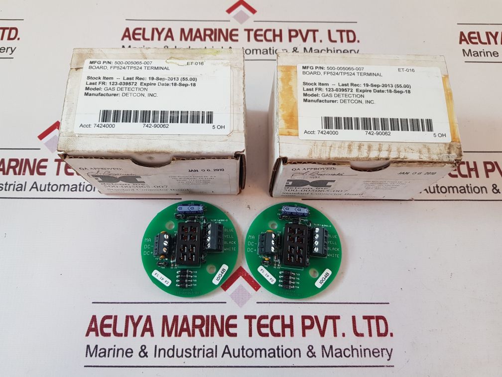 Detcon 500-005065-007 Standard Connection Board – Aeliya Marine Tech
