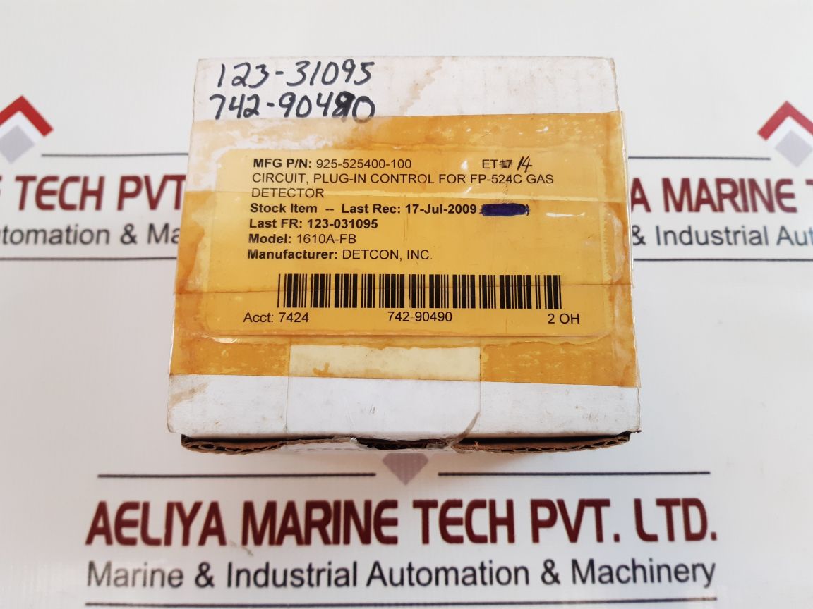 Detcon Fp-524C Microsafe Lel Gas Sensor 94V-0 – Aeliya Marine Tech