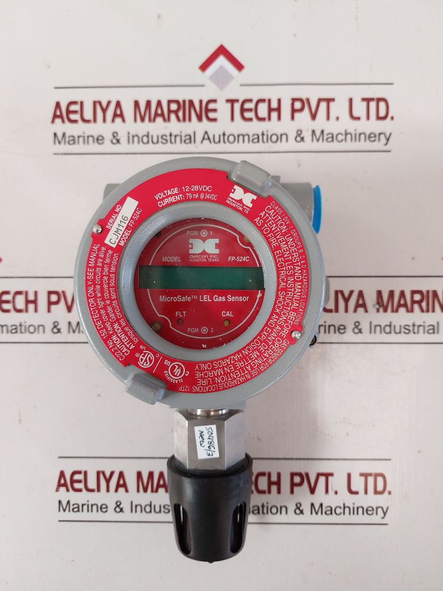 Detcon Fp-524C Microsafe Lel Gas Sensor Spm26129 1109 – Aeliya Marine Tech