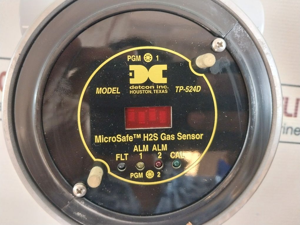 Detcon Tp-524C Microsafe H2S Gas Intelligent Sensor 897-850901-010 ...