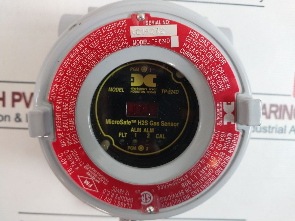 Detcon Tp-524C Microsafe H2S Gas Intelligent Sensor 897-850901-010 – Aeliya Marine Tech