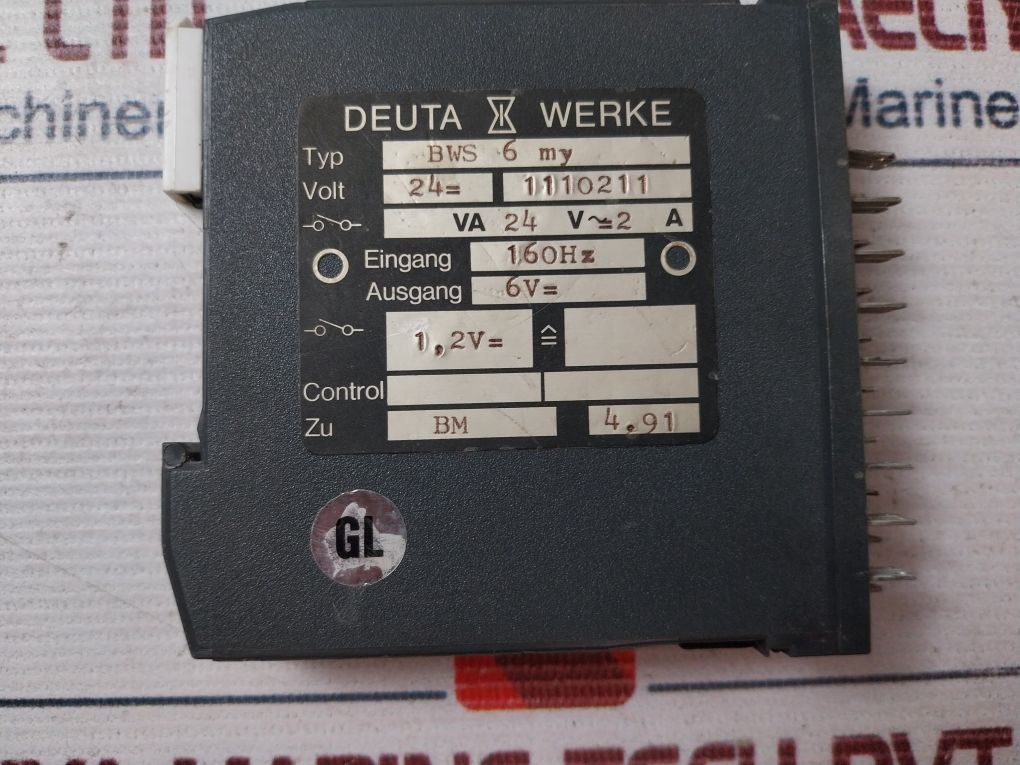 Deuta Werke Bws 6 My Output Relay – Aeliya Marine Tech