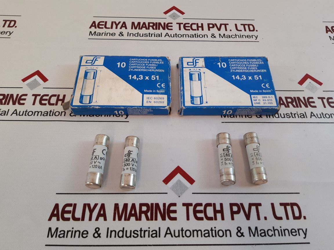 Set Of 10X Df Electric 421040 Cartridge Fuses – Aeliya Marine Tech