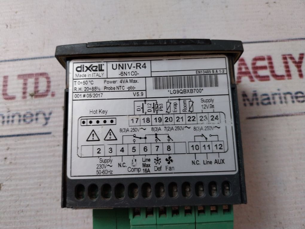 Dixell Univ-r4-6N1C0 Universal Temperature Controller 12V – Aeliya Marine Tech