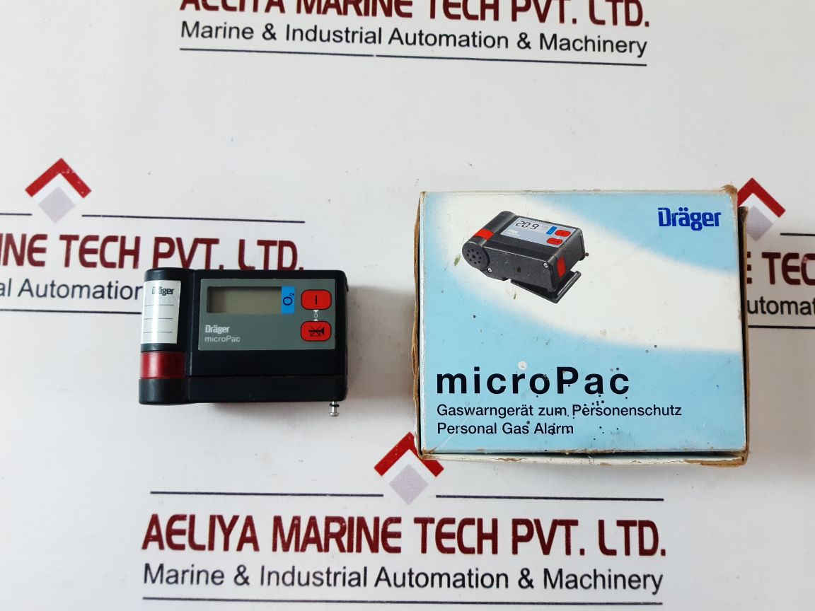 Drager Micropac 64 08 410 Personal Gas Alarm – Aeliya Marine Tech