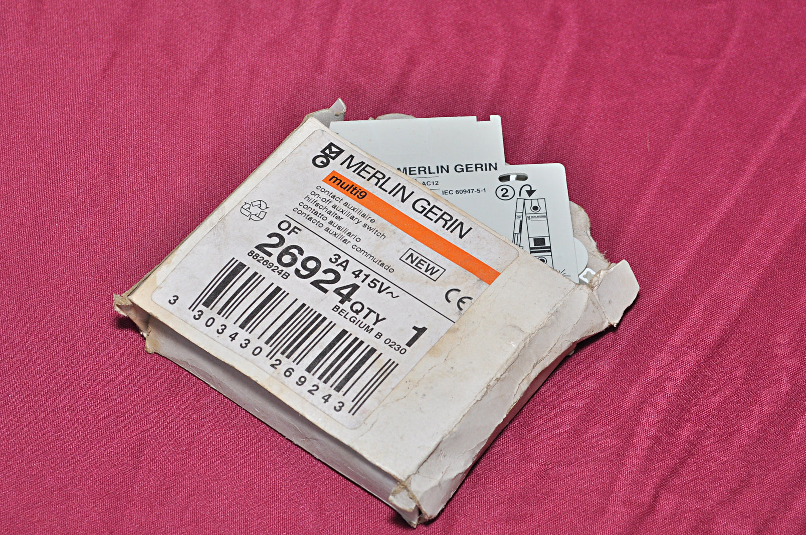 Merlin gerin multi 9 26924 auxiliary contact on/off switch – Aeliya ...