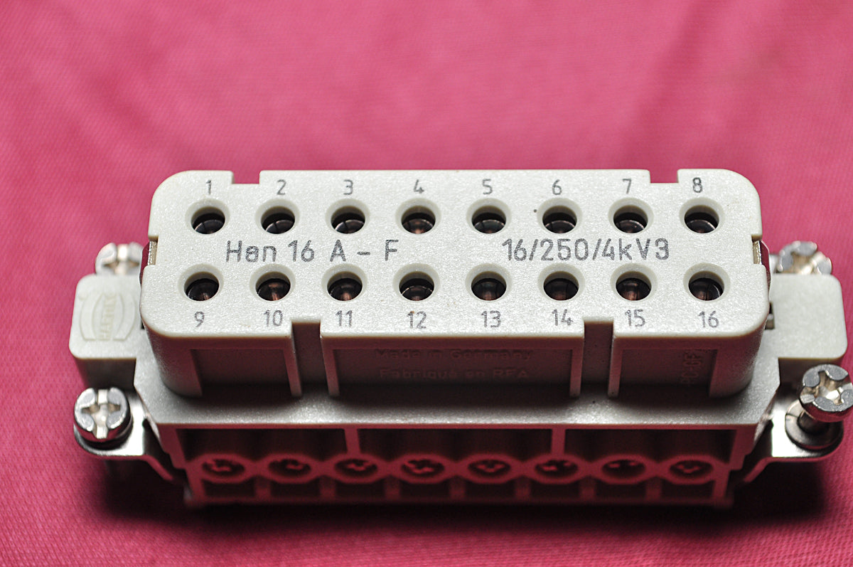 Harting han 16a-f industrial connector – Aeliya Marine Tech